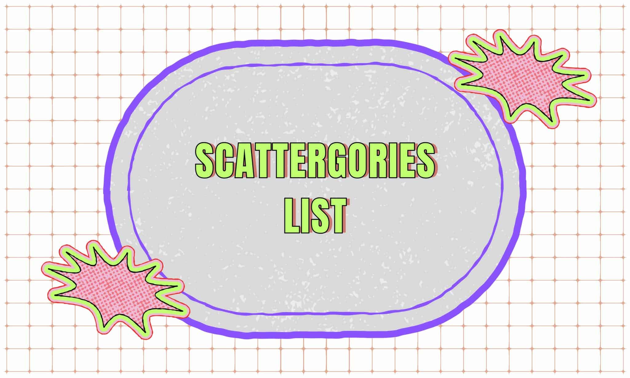 10 Scattergories List To Play with Friends | Printable + PDF